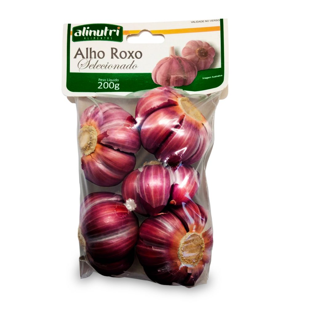 Alho Roxo Selecionado Alinutri 200g - Alinutri Alimentos